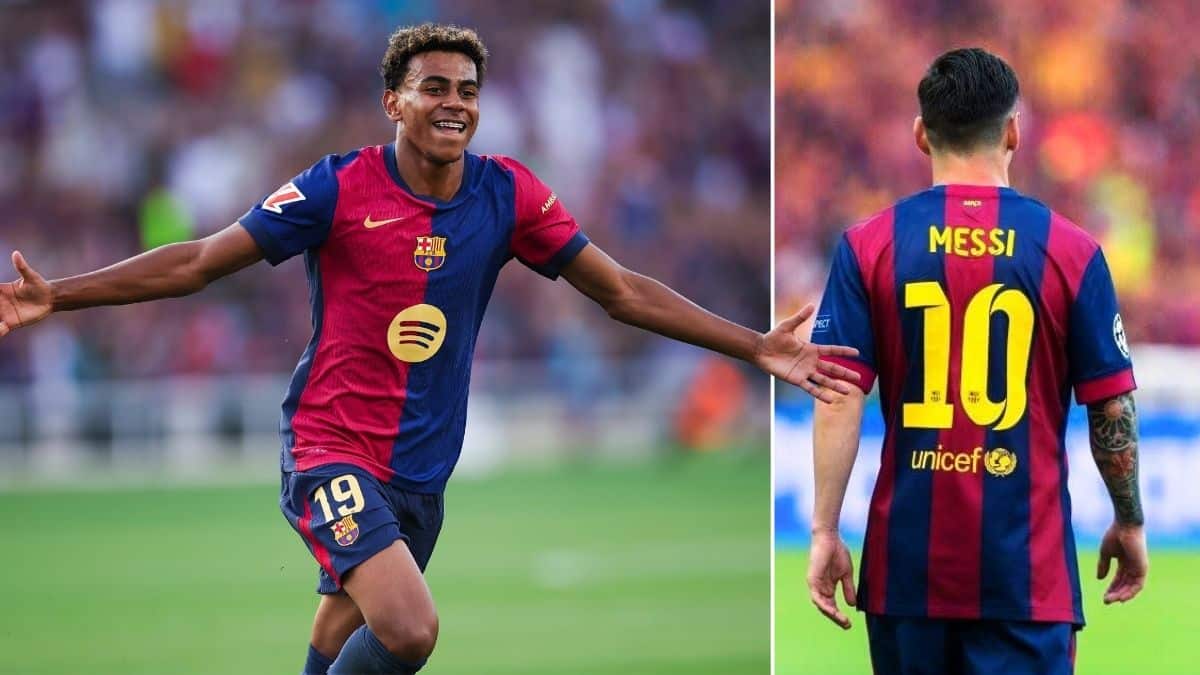 Lamine Yamal : le Barça lui offre le numéro 10, Messi a (enfin) un ...