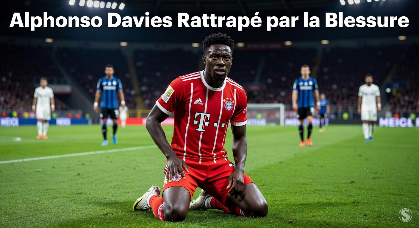 Alphonso Davies blessé : inquiétude pour le Bayern et le Canada