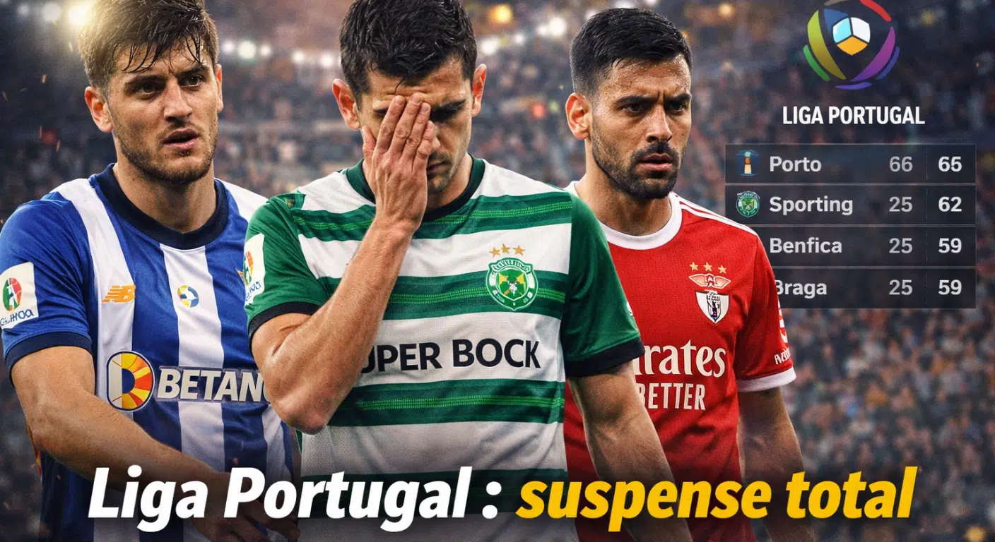 Liga Portugal : Le suspense reste entier en tête du classement
