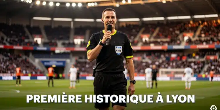 OL-Lorient : Première décision arbitrale sonorisée en Ligue 1